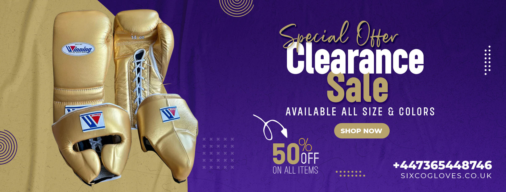 Sixco Gloves - Winning, Grant, NBNL Boxing Gloves, Cleto, Gift Shop